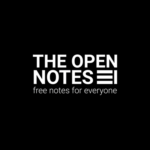 The Open Notes | Notes and Study Material